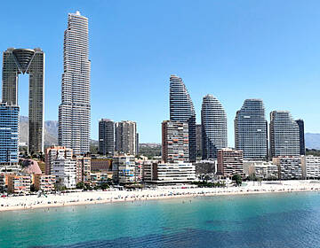 Le Plus Haut Gratte-Ciel Résidentiel d'Europe : La Tour TM à Benidorm