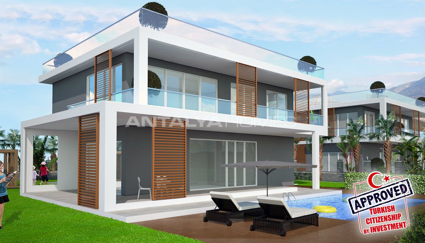 Villa Individuelle 4+1 à Alanya avec Espace de Vie Spacieux