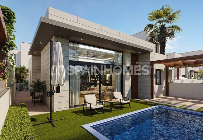 Moderne freistehende Villen mit Pool in Pilar de la Horadada