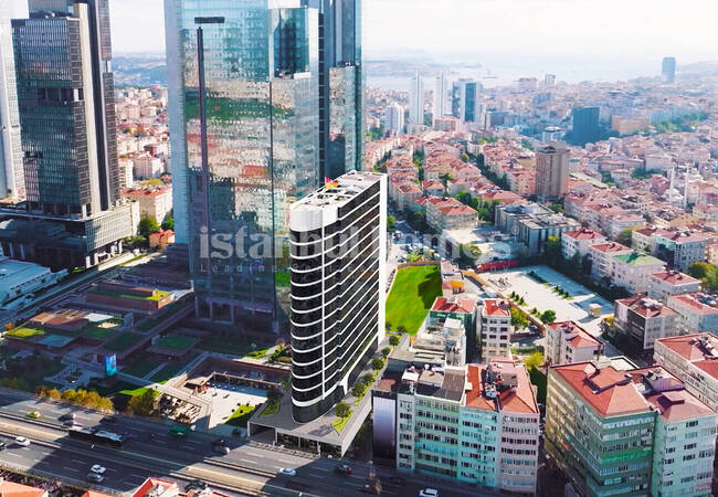Flat with Open-Plan Kitchen in GS Leo Project in Istanbul Sisli