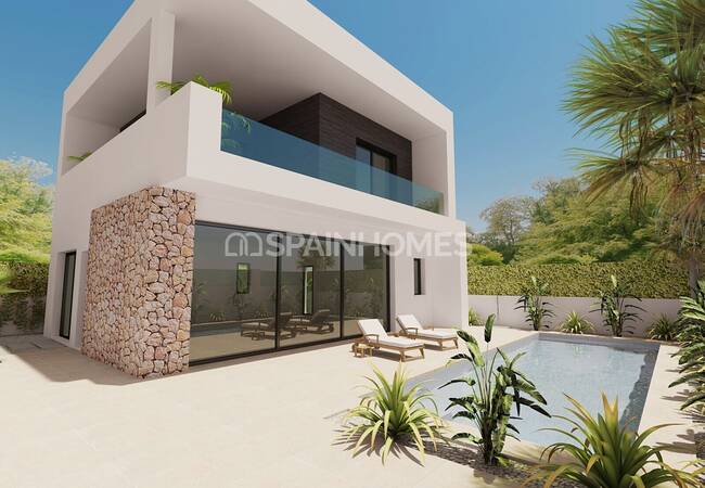 Moderna villor med 3 sovrum och privata pooler i San Pedro