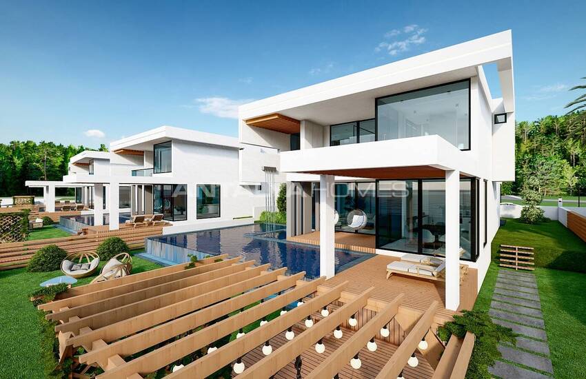 Luxus freistehende Villen mit herrlichem Meerblick in Alanya