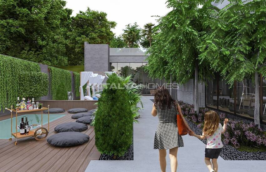 Luxe en chique vastgoed in het centrum van Avsallar Alanya