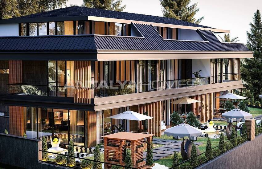 Villor med Stilfull och Elegant Design i Alanya Turkiet