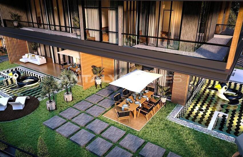 Villor med Stilfull och Elegant Design i Alanya Turkiet