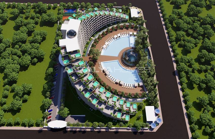 Unique Design Apartments with Private Pool in Antalya Altintas