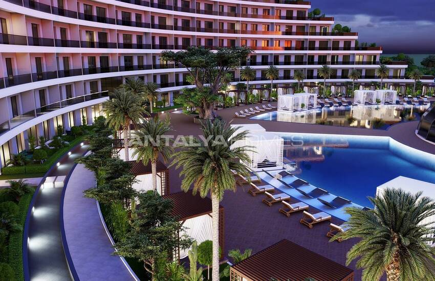 Design-Wohnungen mit privatem Pool in Antalya Altintas