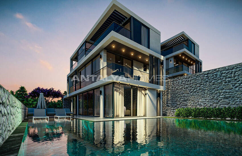 High Privacy House with Pool and Rich Amenities in Antalya Kalkan