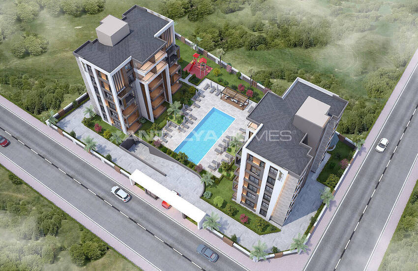 New Build Apartments Close to Lara Beach in Antalya Altintas