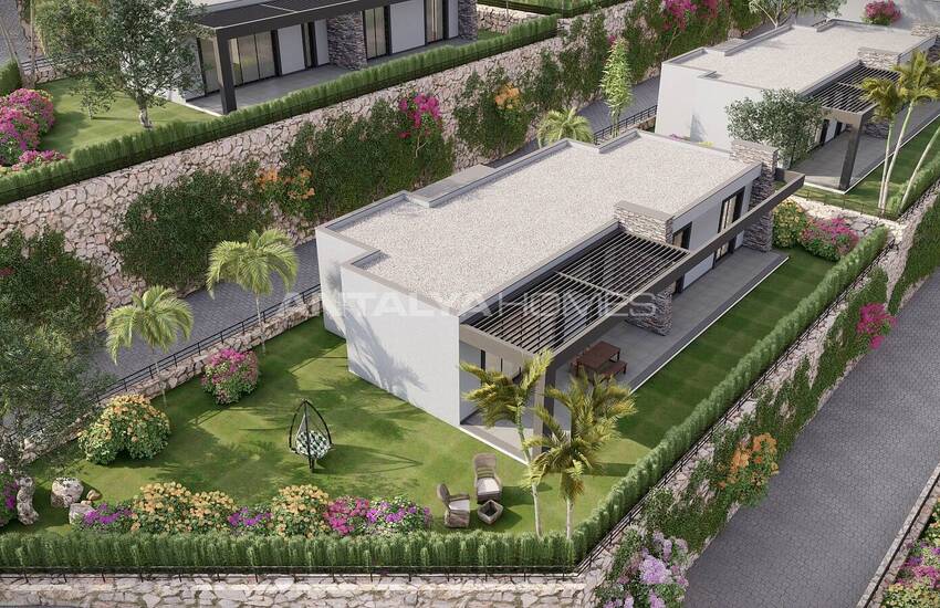 Single Floor Villas with Nature View in Center of Bodrum