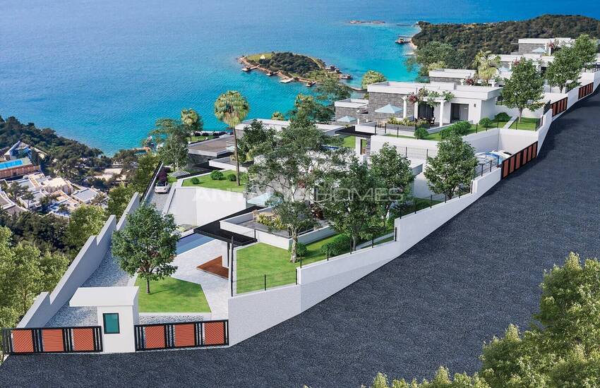 High-Quality Houses with Private Pools and Gardens in Bodrum