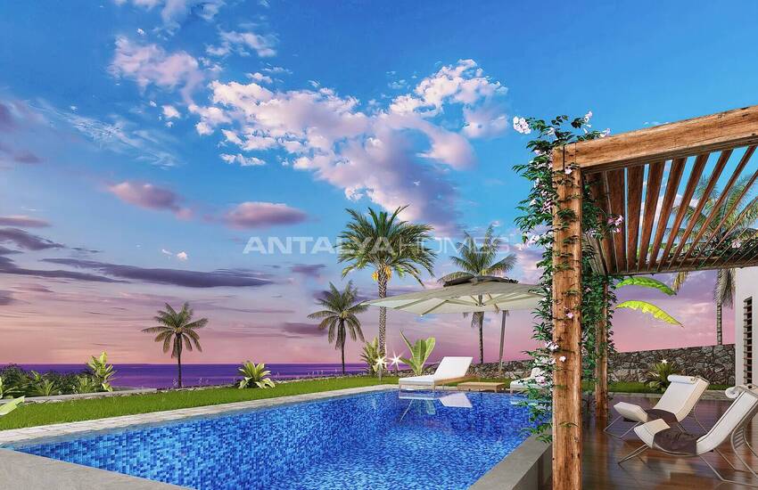 Kuzey Kıbrıs'ta Plaja Yürüme Mesafesinde Özel Havuzlu Villalar