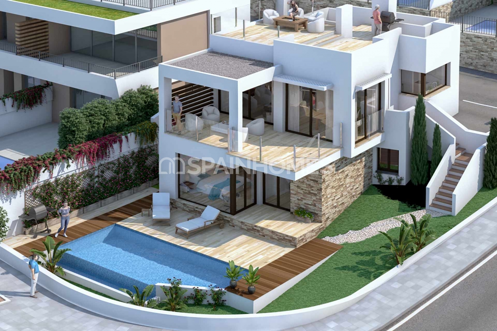 Modern Villa with Private Swimming Pool in Nerja Spain