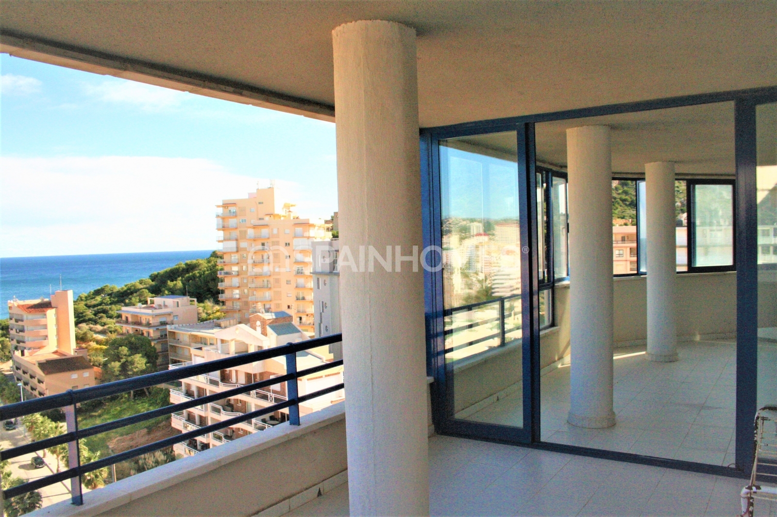 Calpe Costa Blanca'da Site İçinde Deniz Manzaralı Daireler