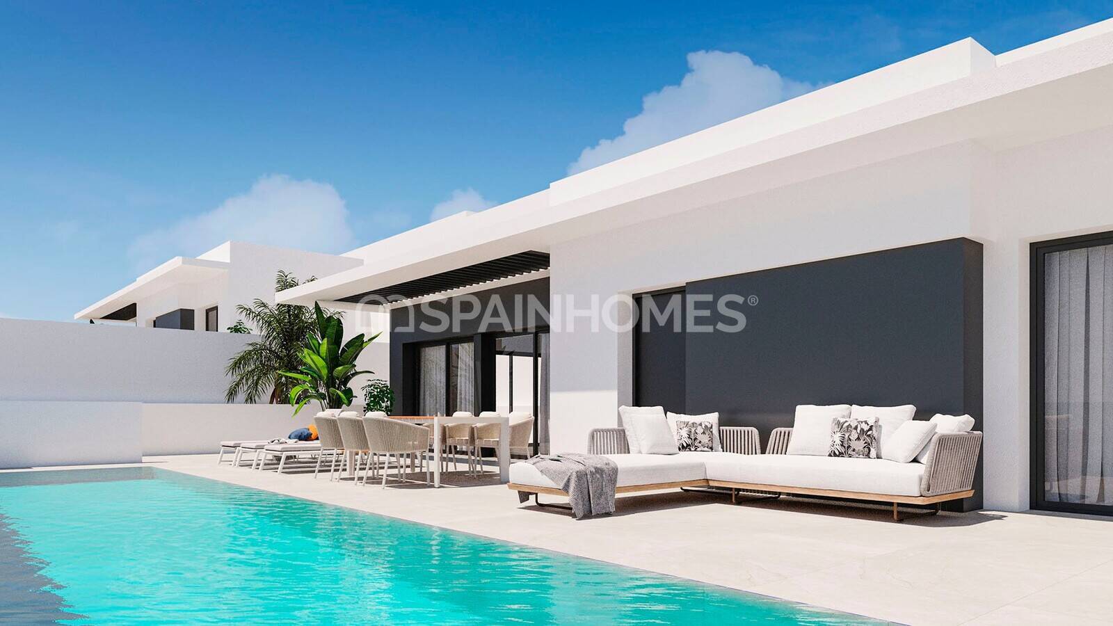 Modernly Designed Detached Villas with Private Pools in Rojales