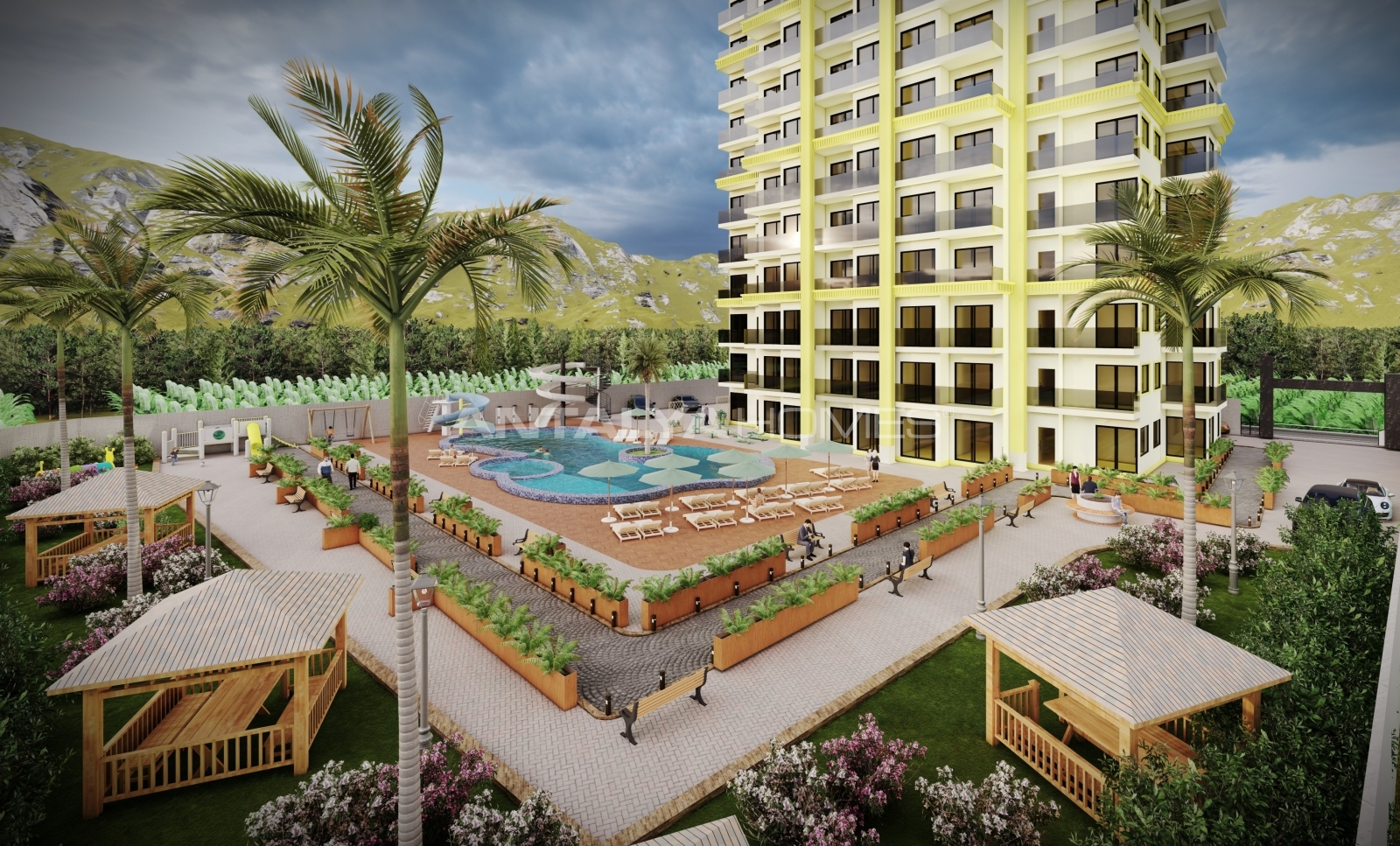 Splendid Apartments in a Complex in Alanya Mahmutlar