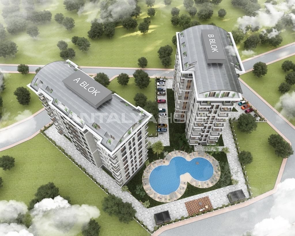 New Build Flats within a Luxurious Complex in Alanya Center