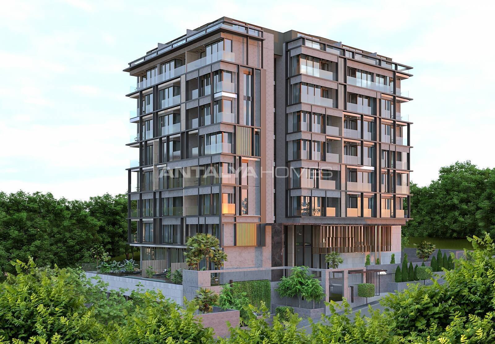 Luxe en chique vastgoed in het centrum van Avsallar Alanya
