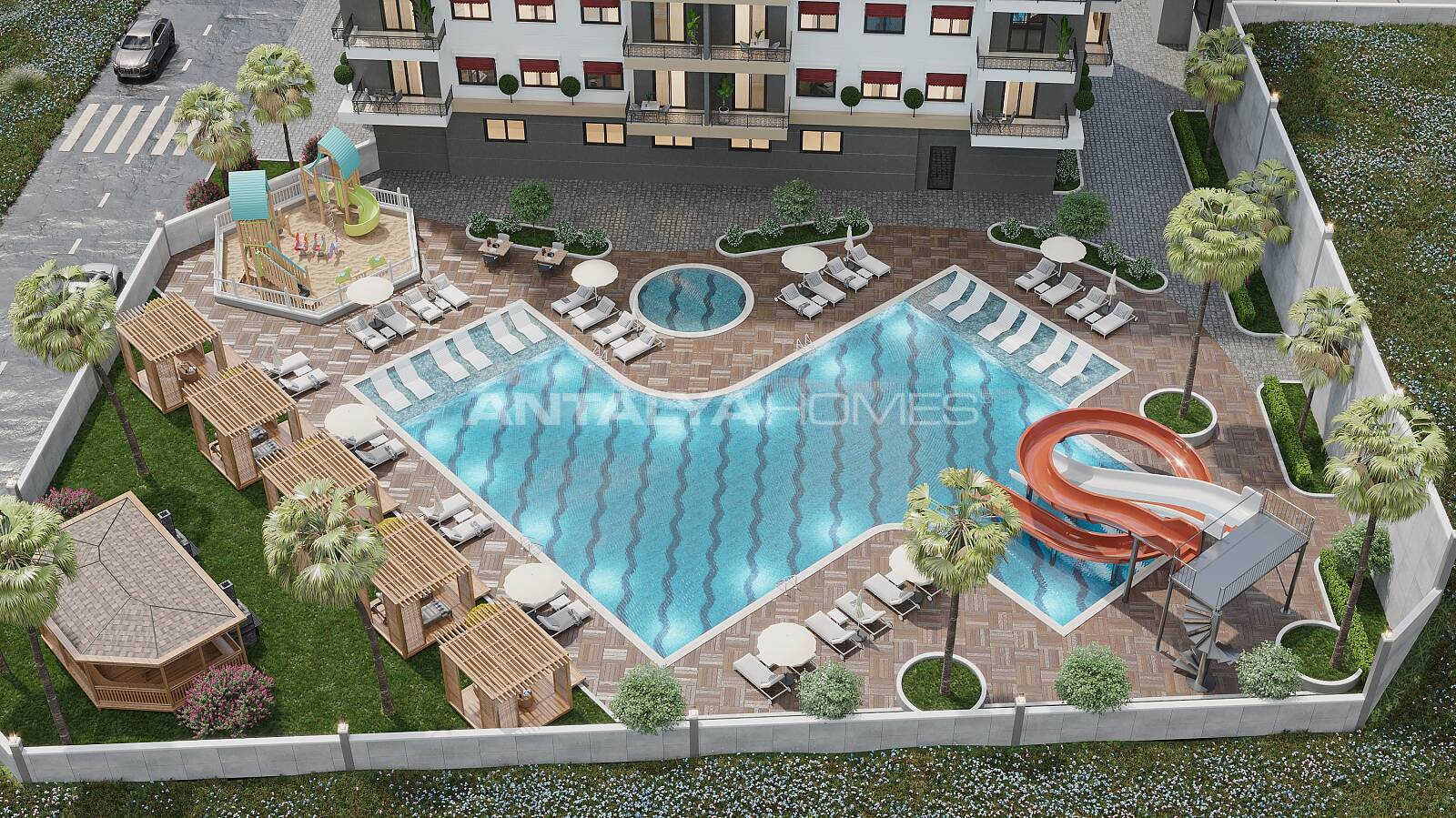 Alanya Woningen met Luxe Design in Centrum van Avsallar