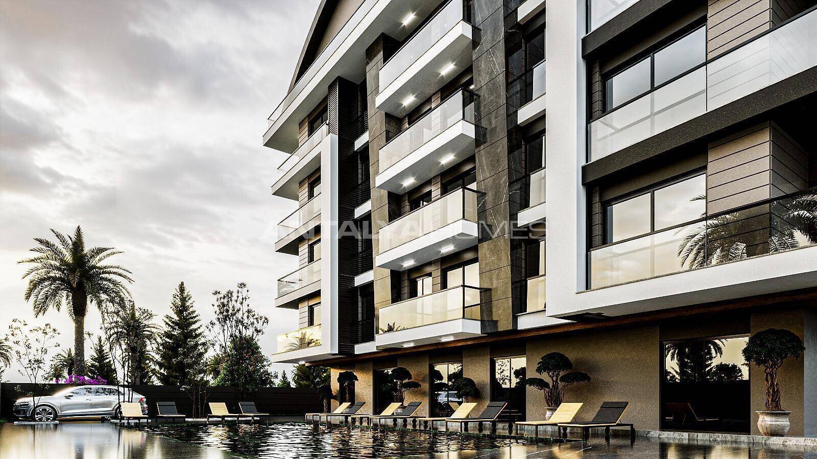 Apartments with Stylish Design in Complex in Antalya Konyaalti