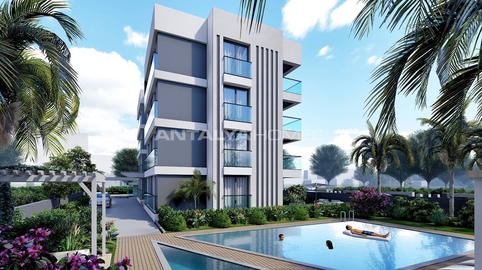 Investment Wohnungen im Komplex mit Pool in Antalya Altintas