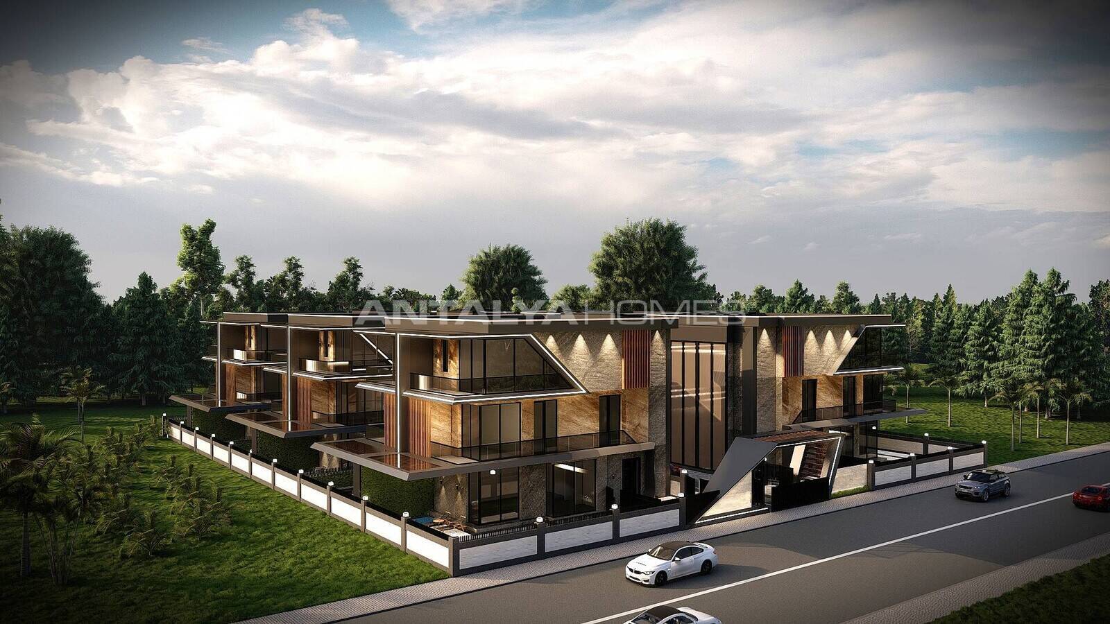 Stylish Semi-Detached Villas in Complex in Antalya Altintas