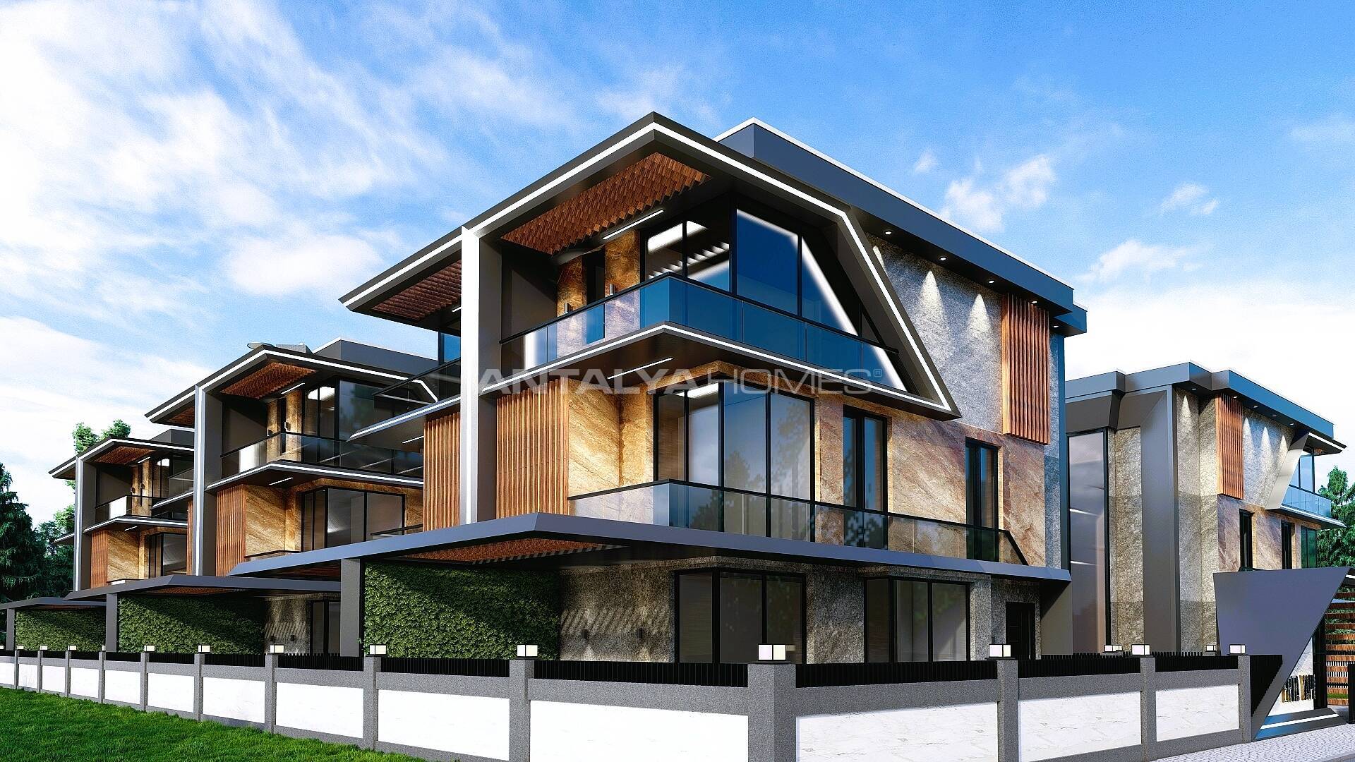 Stylish Semi-Detached Villas in Complex in Antalya Altintas