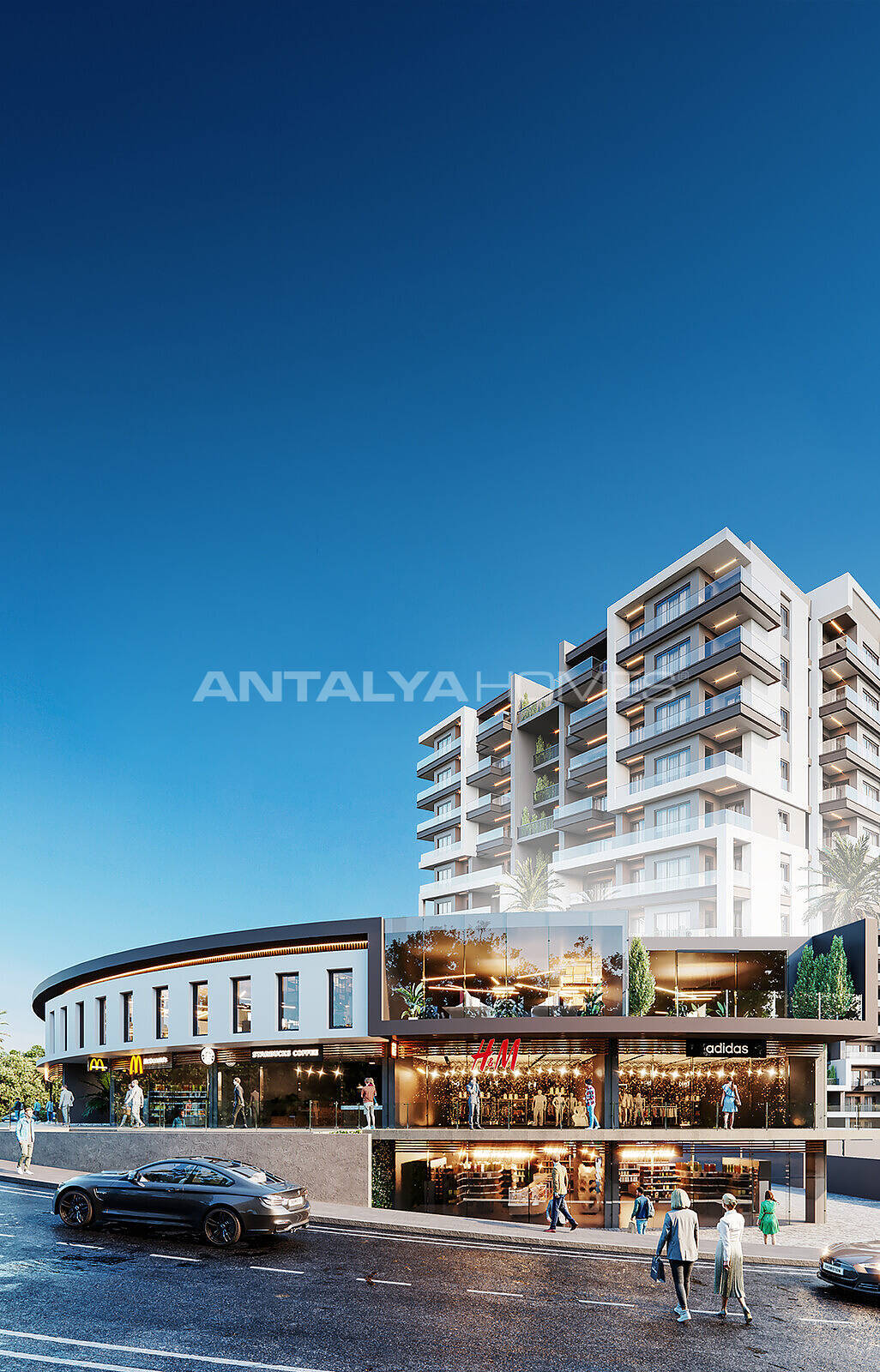 Apartments in Eco-Friendly Project Viva Defne in Altintas Antalya
