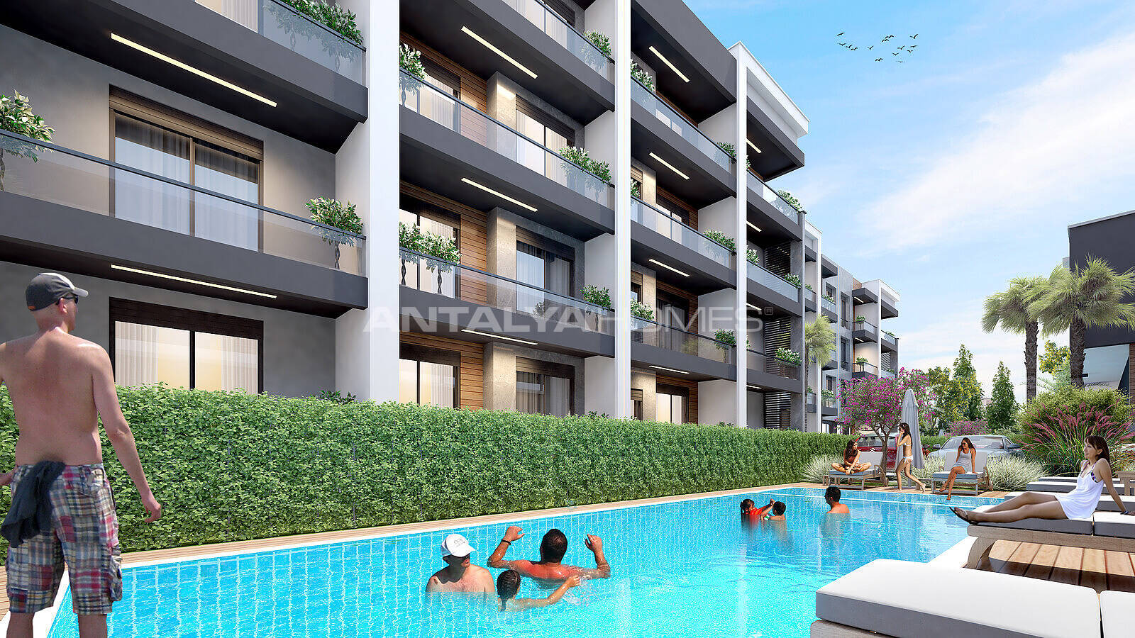 Geräumige Wohnungen nahe der Hauptstraße in Antalya Altintas