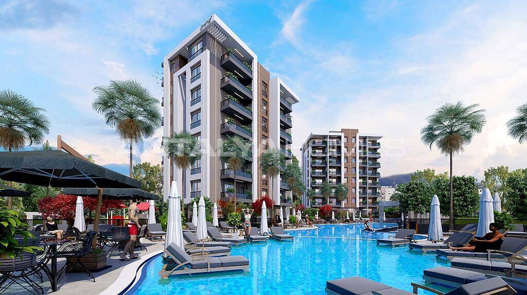 Wohnungen in einem Komplex mit Sicherheit in Antalya Altintas