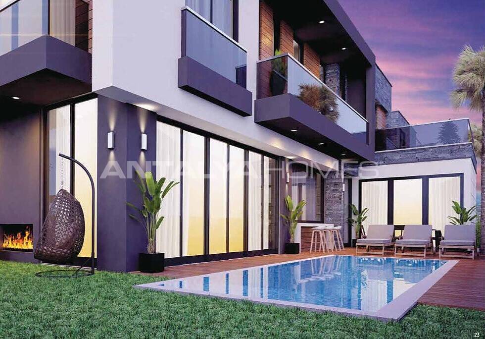 Freistehende Luxus Häuser mit privatem Pool in Antalya Altinkale