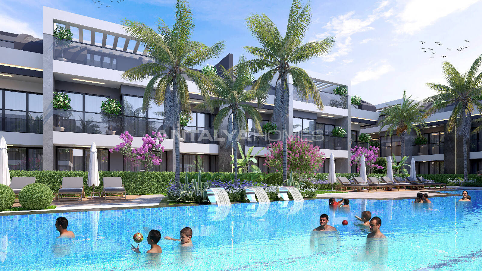 Antalya Belek'te Plaja Yakın Konumda 1+1 ve 2+1 Daireler