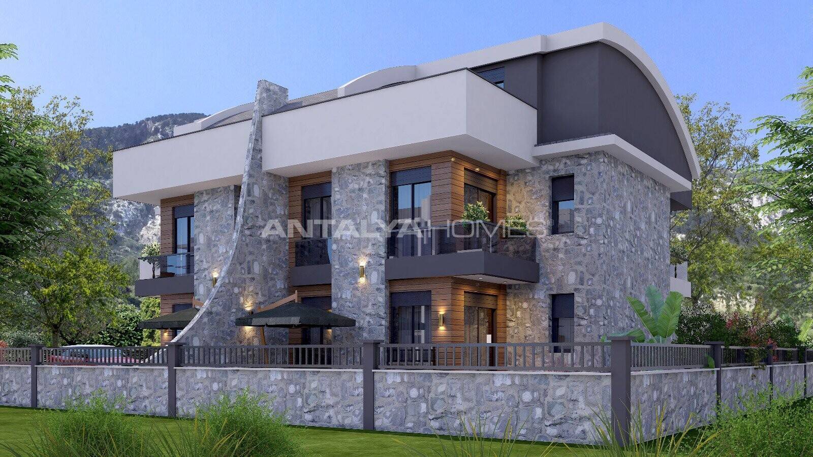 Special Design Stone Villas for Sale in Belek Antalya