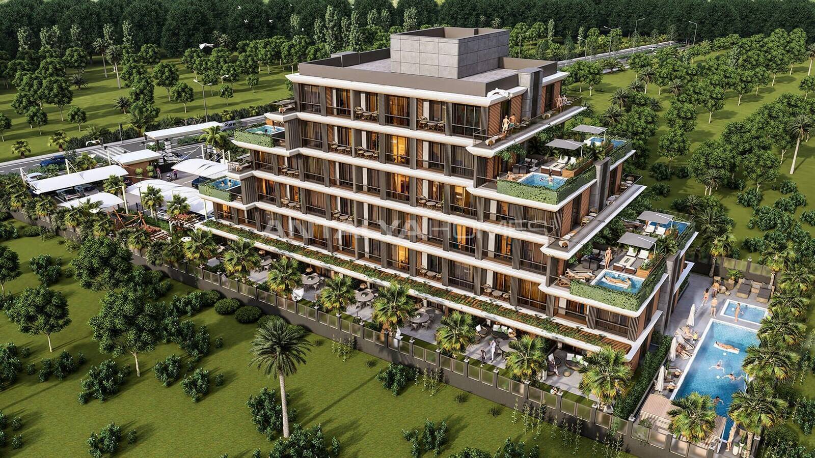 Flats with Smart Home System in Complex in Antalya Altintas