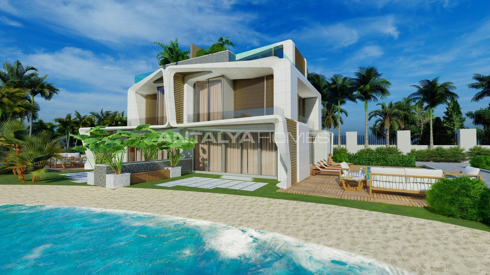 Antalya Belek'te Satılık Yatırımlık Otel Konseptli Villalar