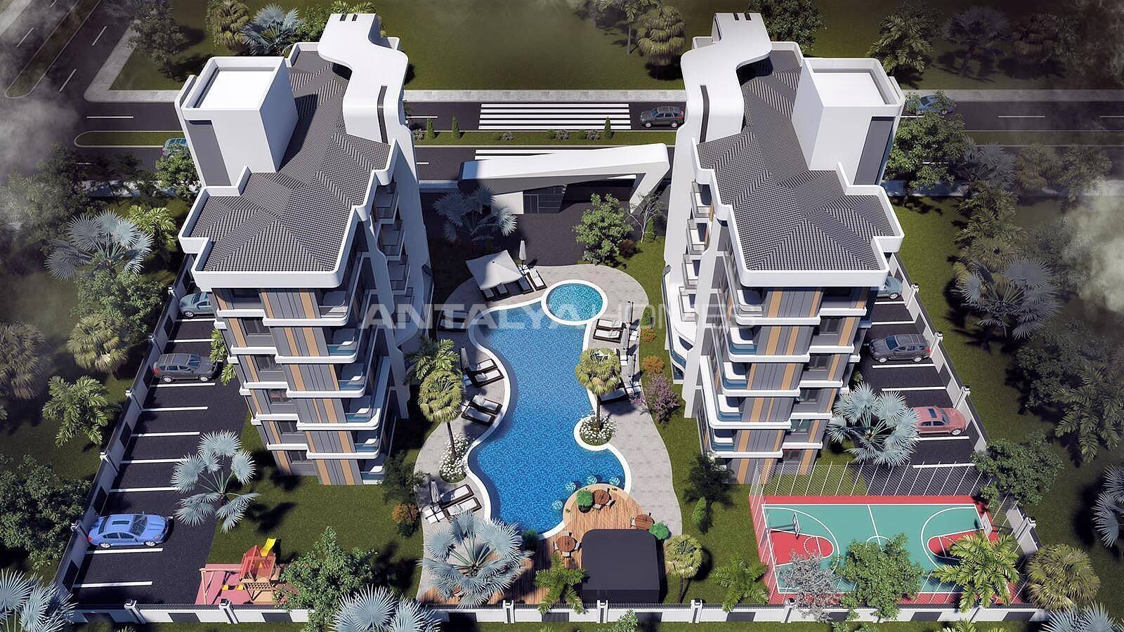 Neugebaute Wohnung in Altintas Antalya