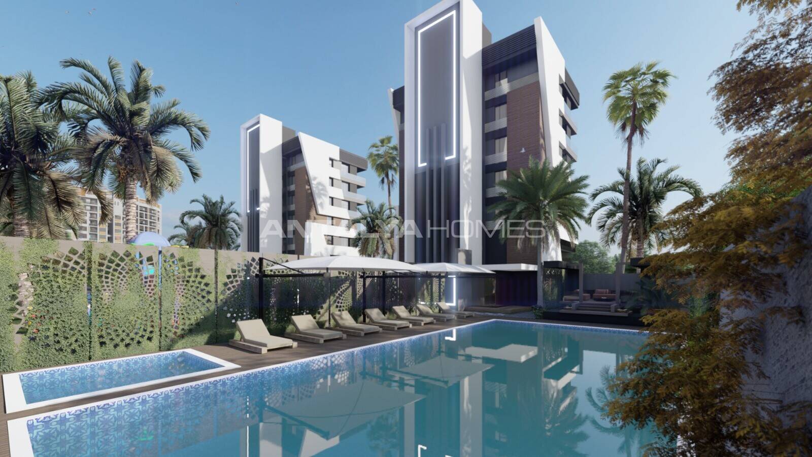 Real Estate in a Complex with Swimming Pool in Kepez Antalya