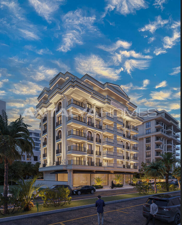 Alanya'da Denize Yakın Site İçinde Satılık Şık Daireler