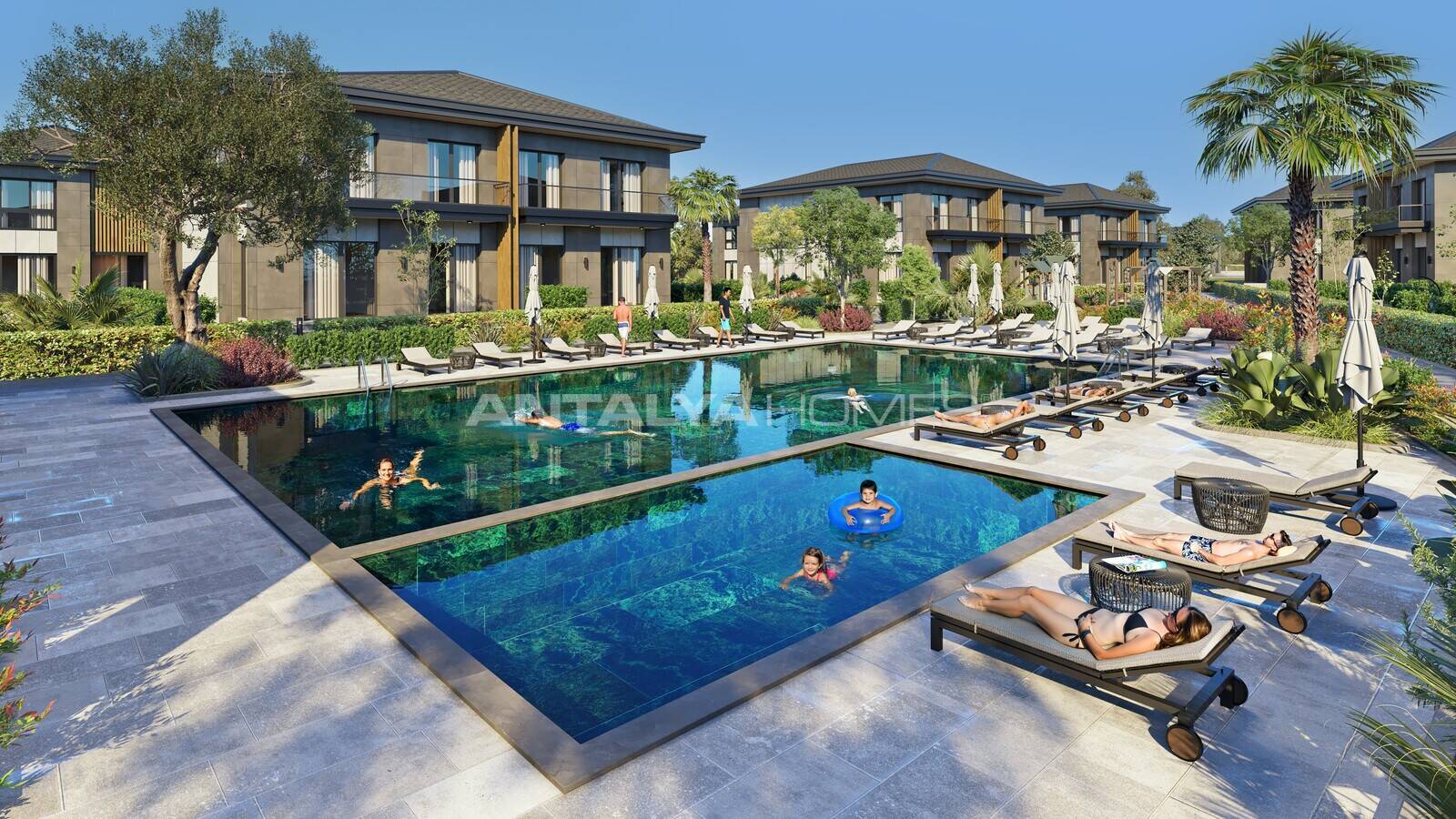 Häuser mit Ausstattung im Prime Life Projekt in Döşemealtı