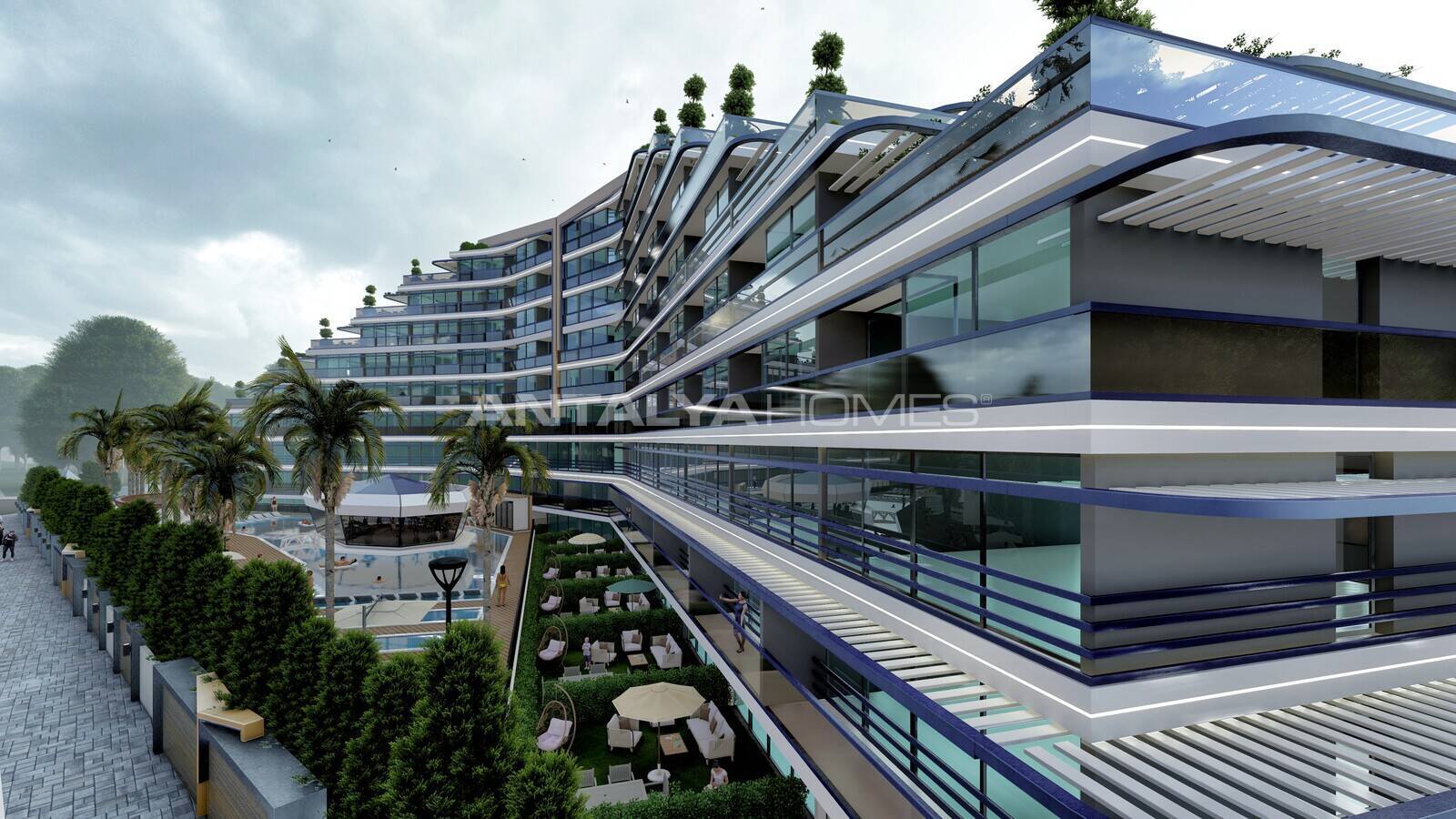 Apartments in a Complex Near the Antalya Airport
