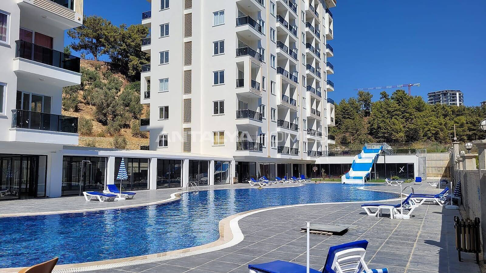 Appartement à vendre dans un complexe de deux immeubles à Alanya