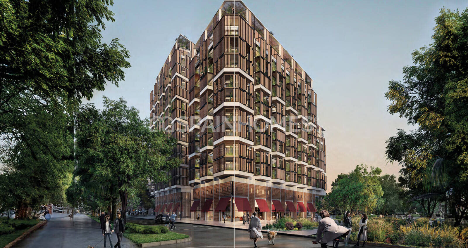 City-View Flats in a Complex with Swimming Pool in Barcelona