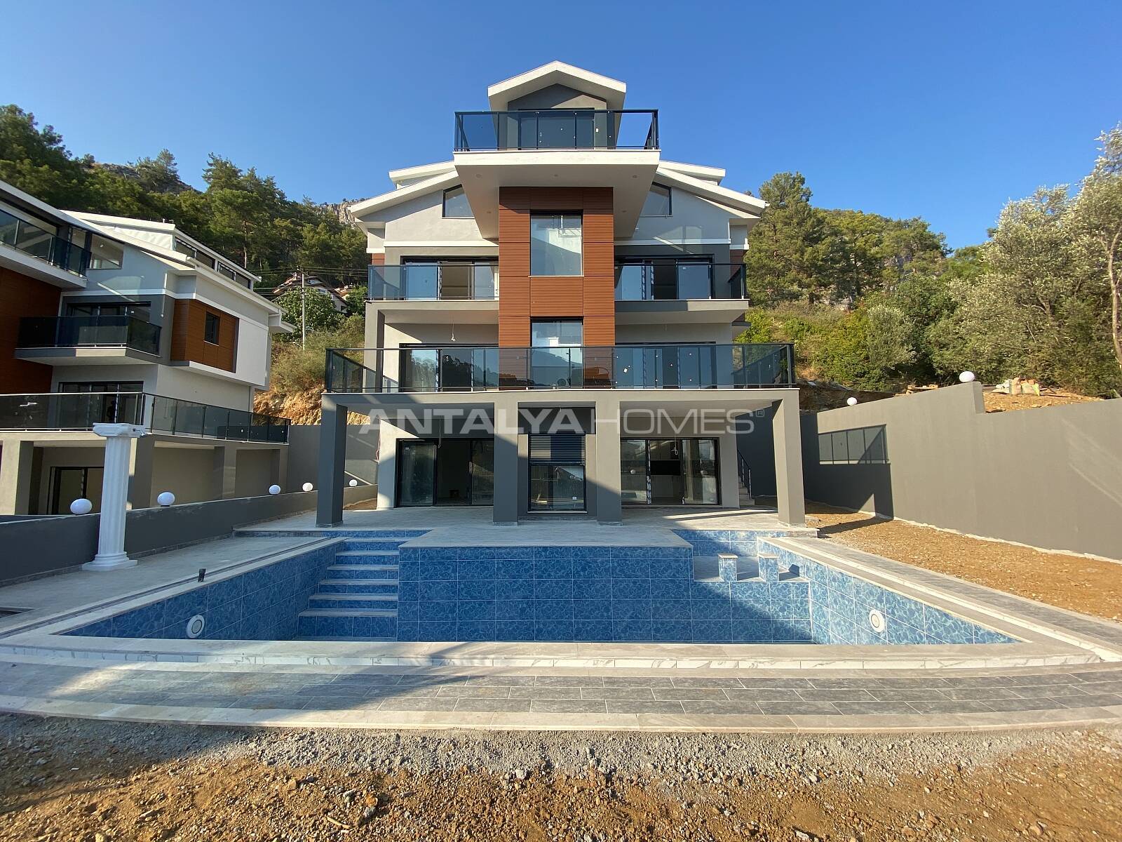 Stylish Sea and Nature View House in Fethiye Mugla