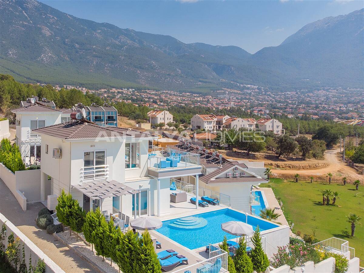 Nature View Triplex House with Jacuzzi in Ovacik Fethiye