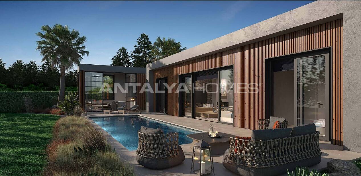 Bodrum Yalıçiftlik'te Doğa ile İç İçe Tek Katlı Müstakil Villalar