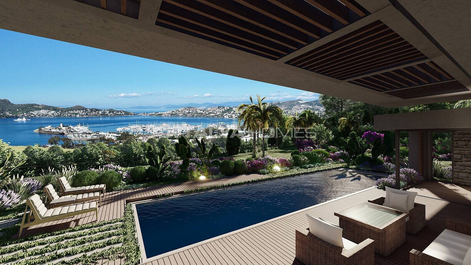 Ultra Luxury Marina View Mansion for Sale in Bodrum Yalikavak