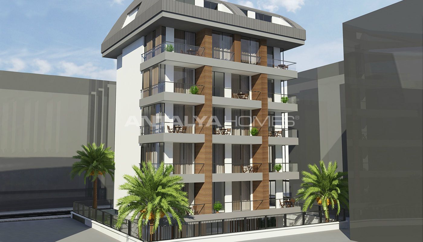High Quality Apartments in Alanya Center with Modern Design