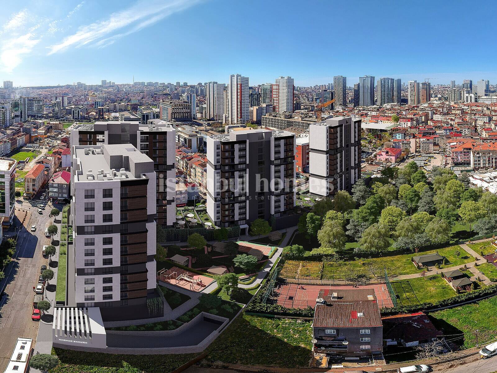 Apartments 250 m from New Subway in Istanbul Bagcilar