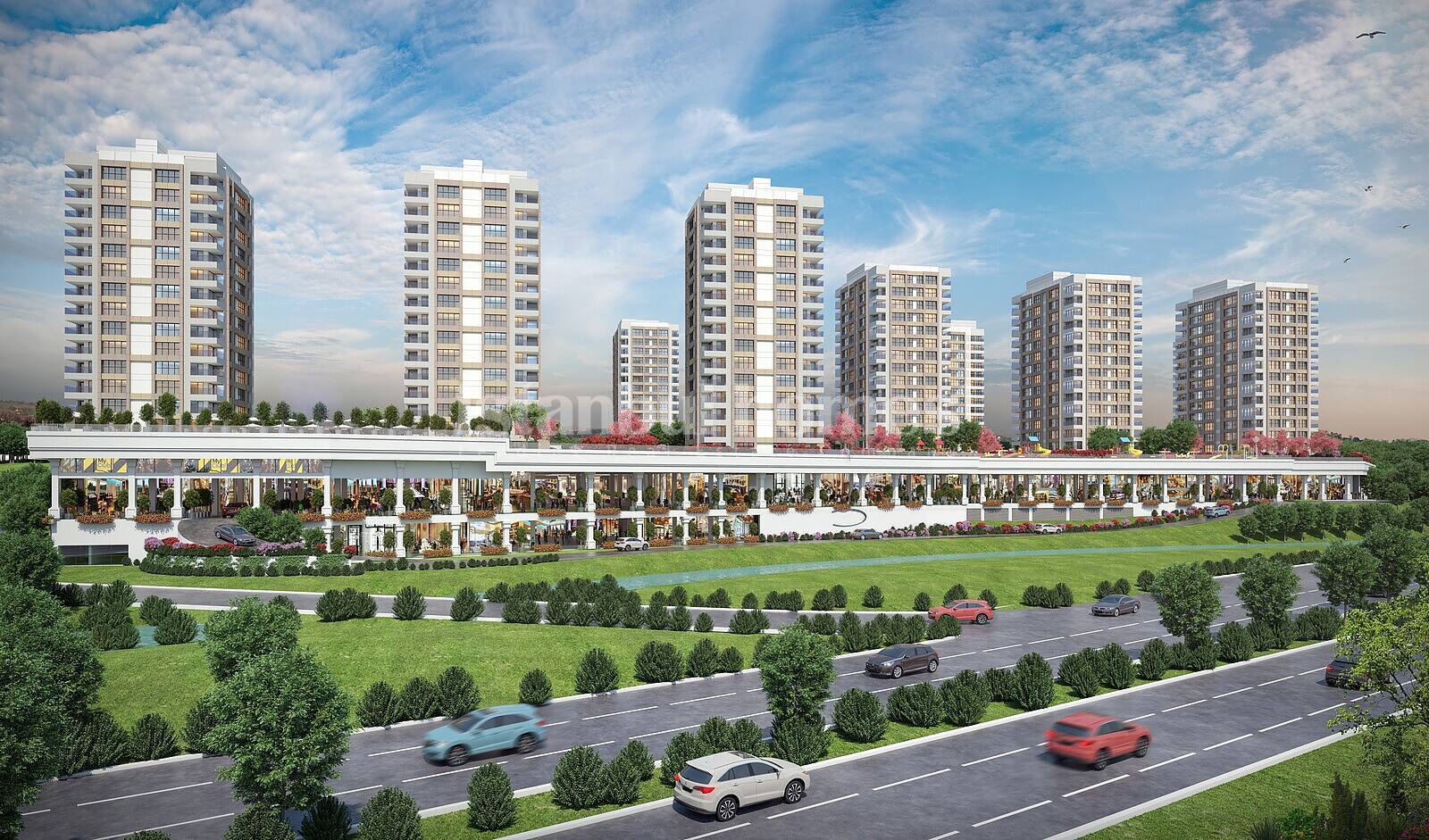 New Flats in an Elite Project with Shopping Mall in Istanbul