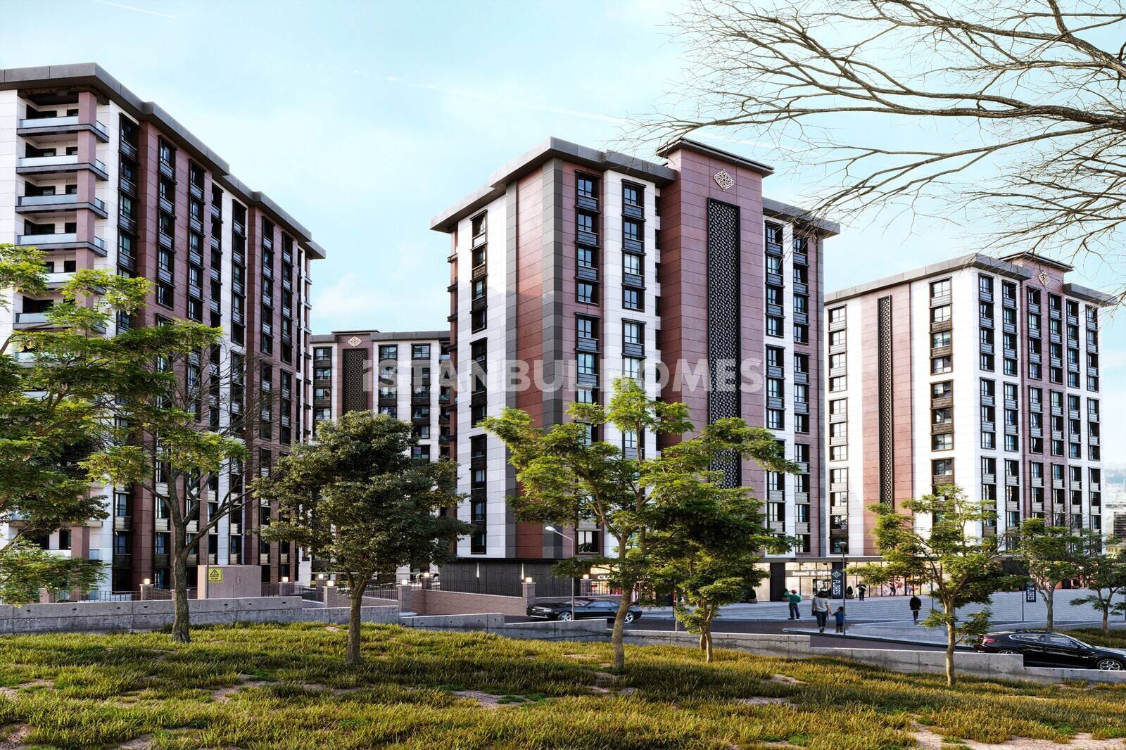 Properties in Complex 650 m to Subway in Istanbul Zeytinburnu